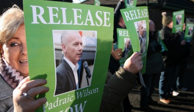 Free Padraic Wilson protest | An Phoblacht
