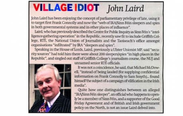 Lord Laird and the Government witch-hunt against the Centre for Public ...