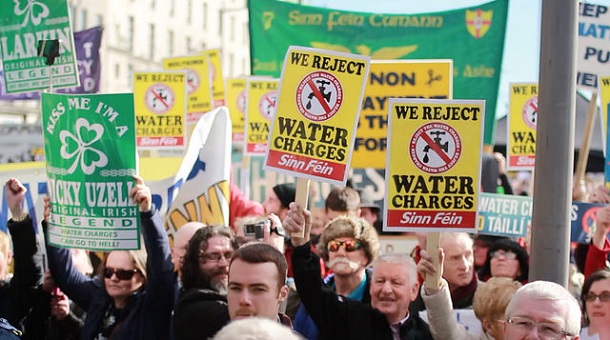 Video – Tens of thousands march against water charges in Dublin | An ...