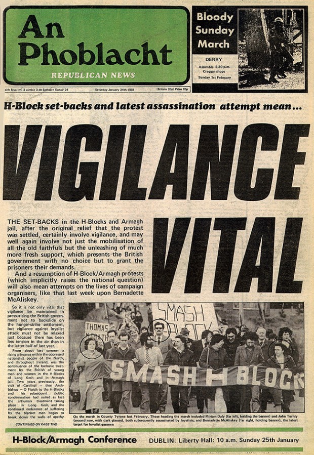 From 24 January 1981 – H-Block setbacks and latest assassination ...