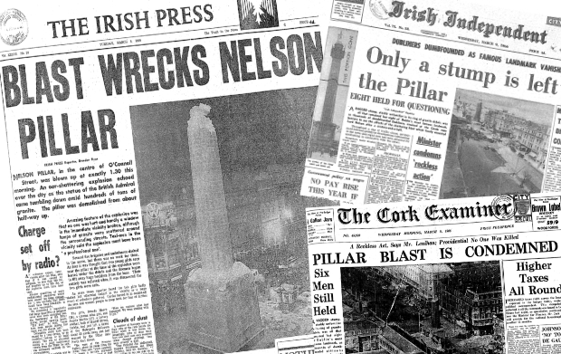 50 years ago today – Lord Nelson ousted from his Dublin pillar | An ...